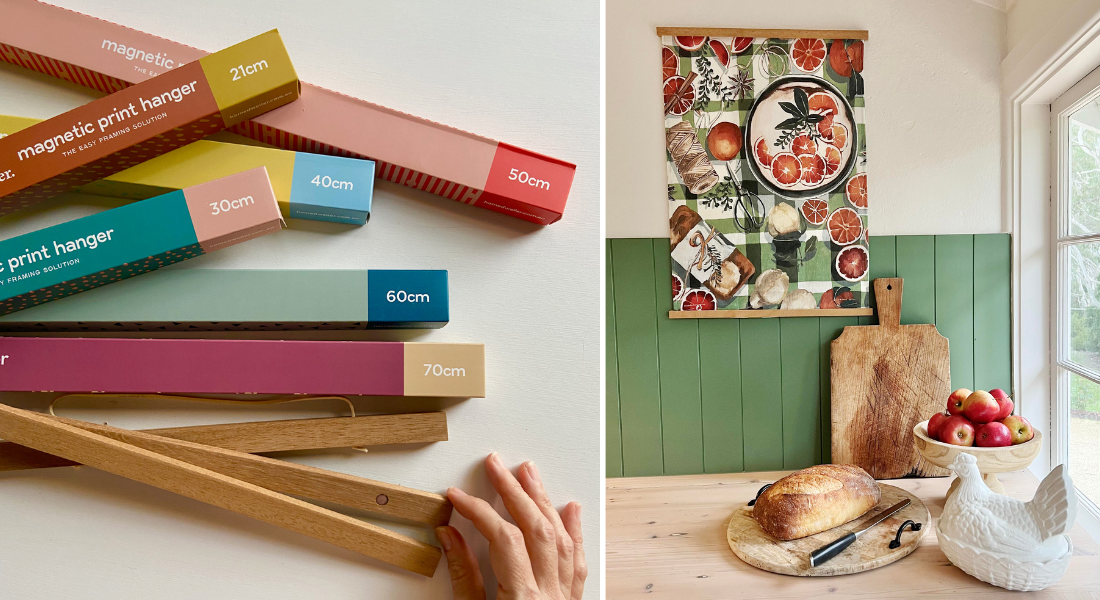 Why Magnetic Print Hangers are the ultimate framing hack! – Home Dweller