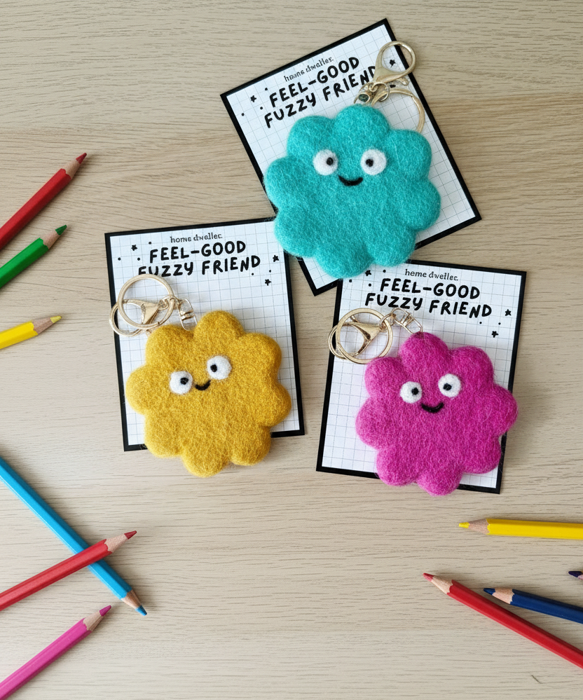 FEEL-GOOD FUZZY FRIEND BAG CHARMS – Home Dweller
