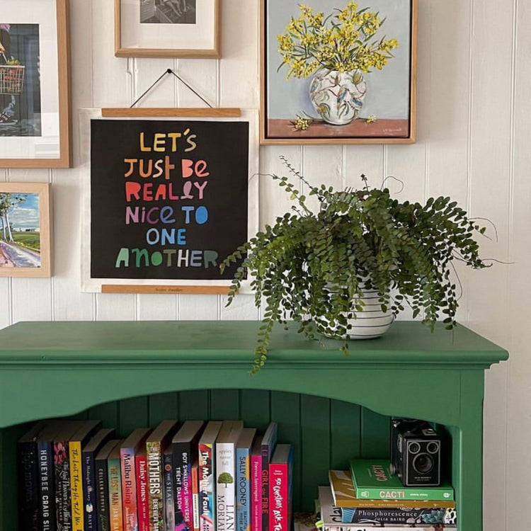Magnetic Print Hangers — Easy Wooden Poster Frames | Home Dweller