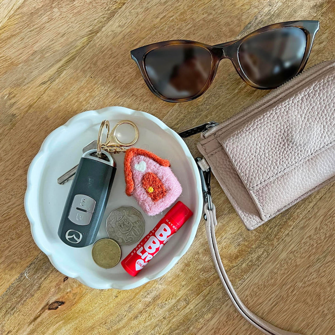 Felt Keychains – Handmade Gifts for Bags, Keys & More – Home Dweller