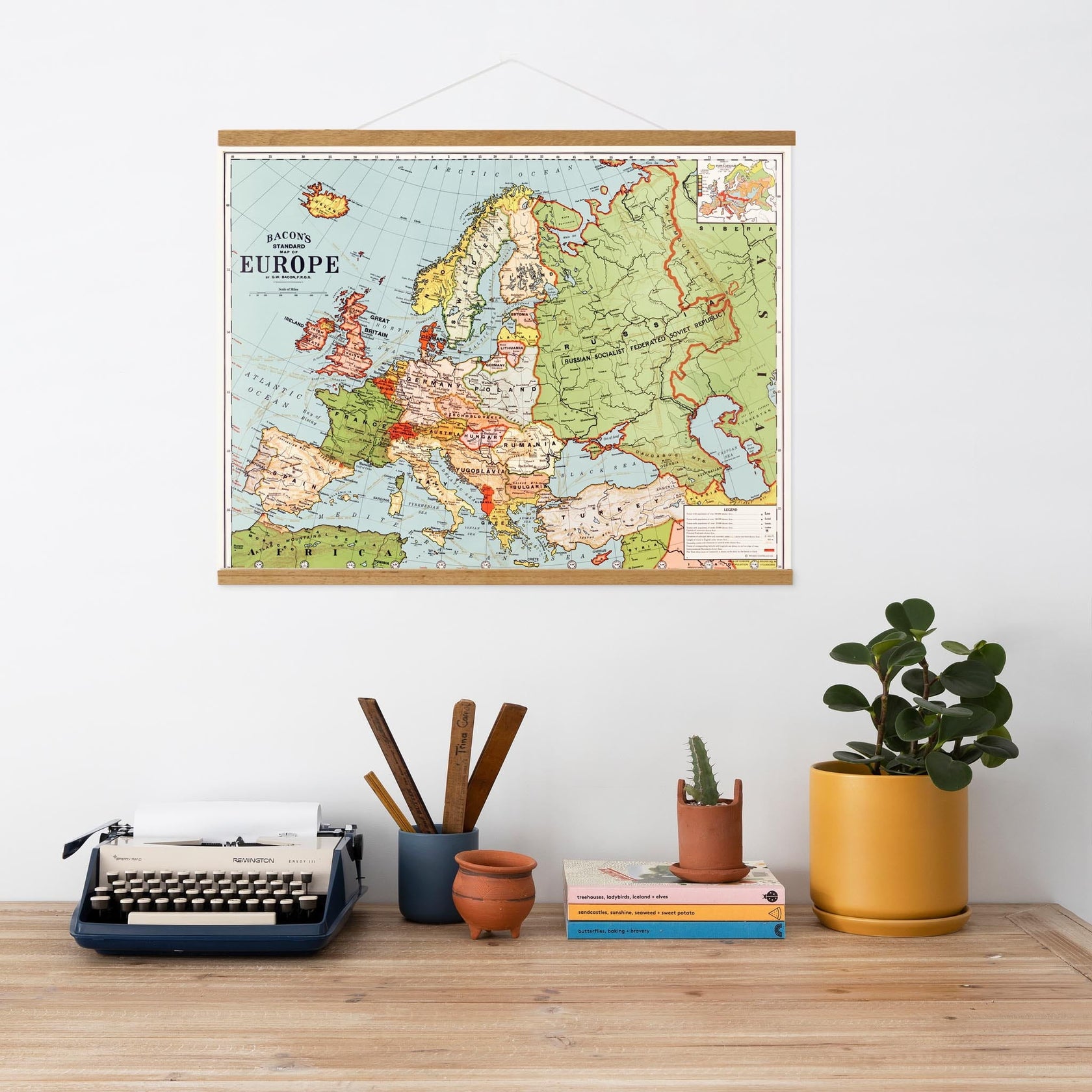 Magnetic Print Hanger 60cm — Wooden Poster Frame | Home Dweller